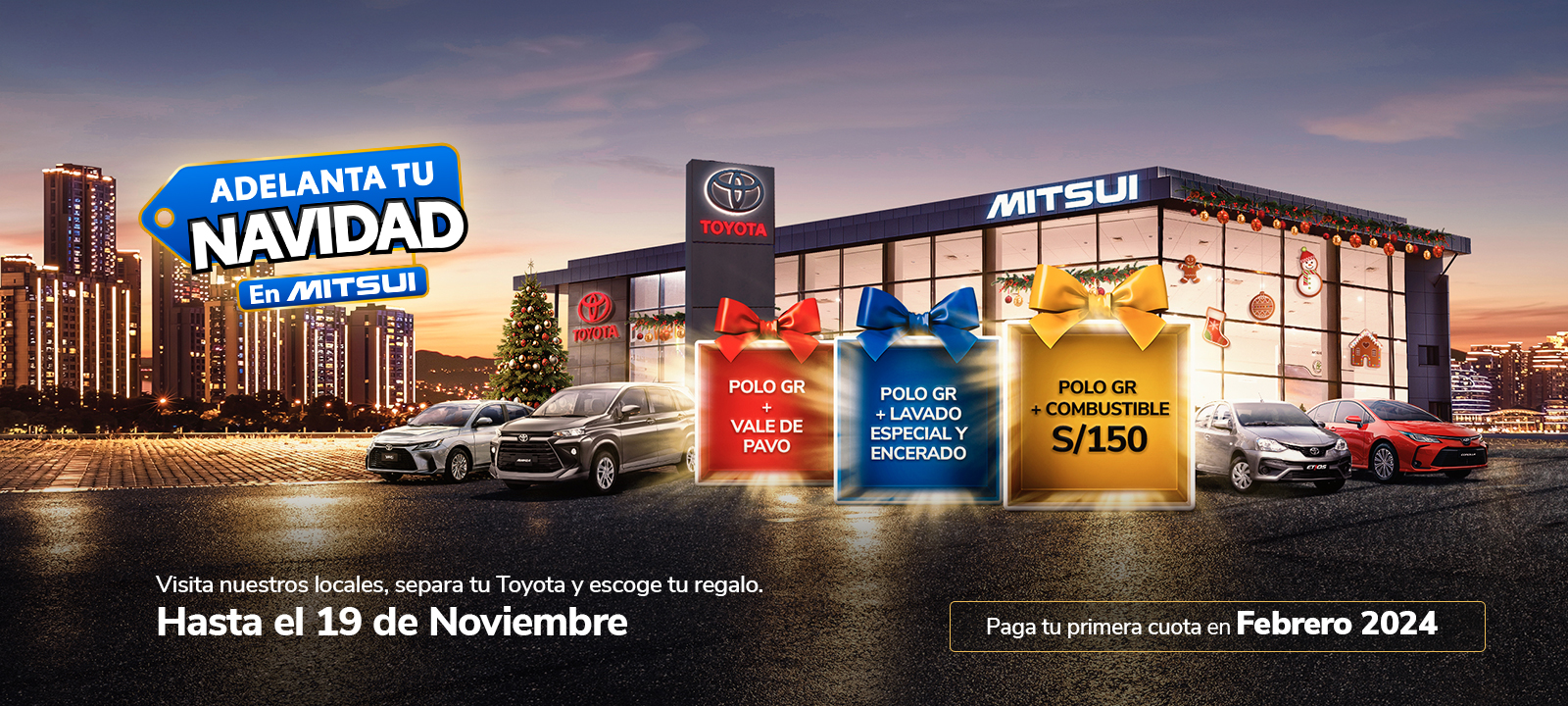Mitsui Automotriz | Promociónes en marcas Toyota, Hino y Lexus