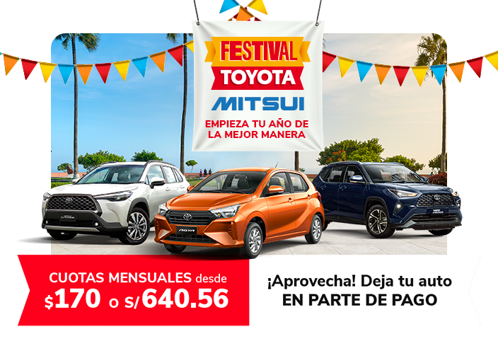 Vehículos Toyota en Promoción | Mitsui Automotriz