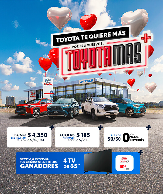 Vehículos Toyota en Promoción | Toyota más Mitsui