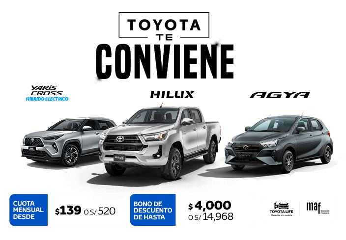 Vehículos Toyota en Promoción | Toyota más Mitsui
